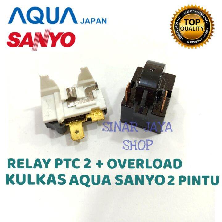 RELAY PTC + OVERLOAD KULKAS AQUA SANYO 2 PINTU | Lazada Indonesia