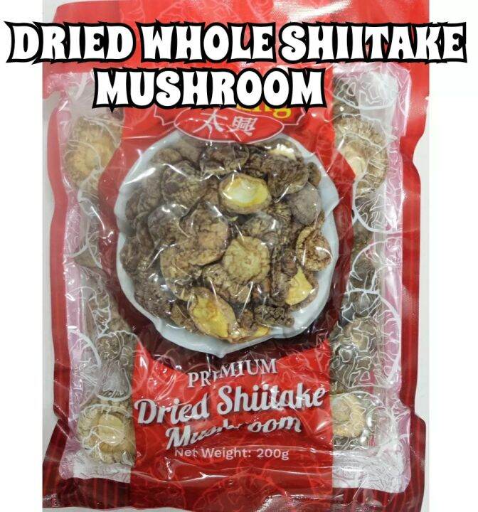 Premium Dried Shiitake Mushroom WHOLE 200G | Lazada PH