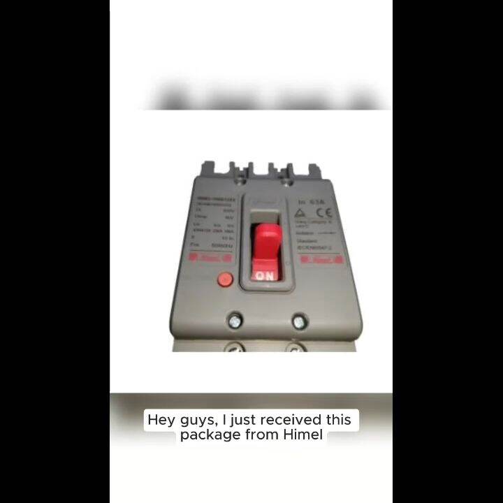 Himel 63A 3 Pole Molded Case Circuit Breaker, 63A Industrial Circuit ...