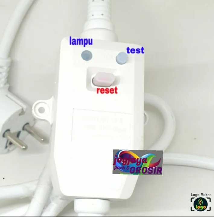 TERMURAH ELCB Kabel 16A Water Heater / Pompa Air-Pemutus Arus Otomatis ...