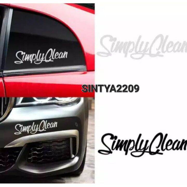 STIKER SIMPLY CLEAN STICKER CUTTING | Lazada Indonesia