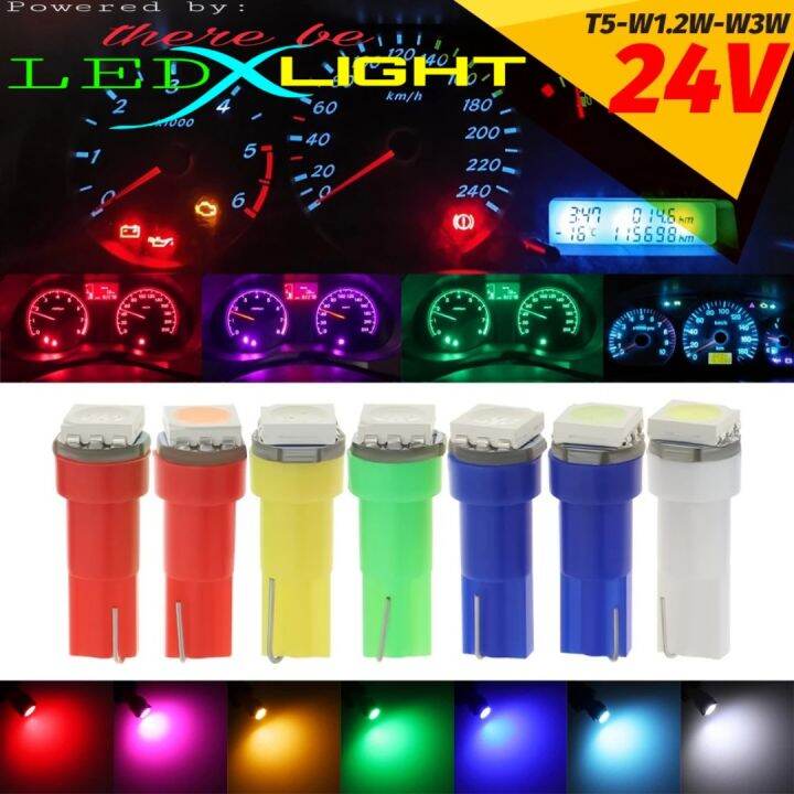 T5 24volts ledlight for trucks and car panel dashboard cluster ...