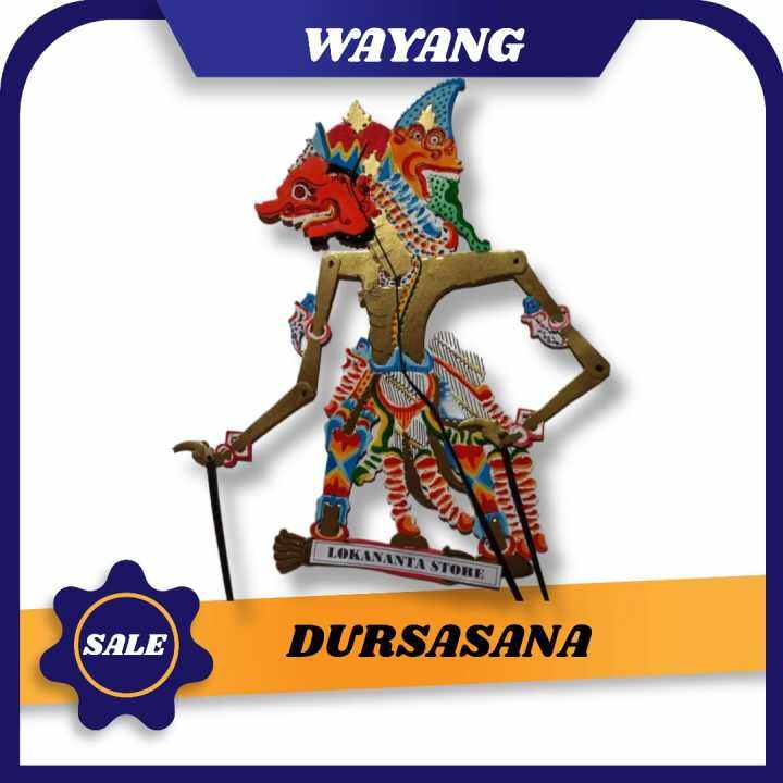 DURSASANA DURSOSONO TOKOH WAYANG KULIT WAYANG MAINAN | Lazada Indonesia