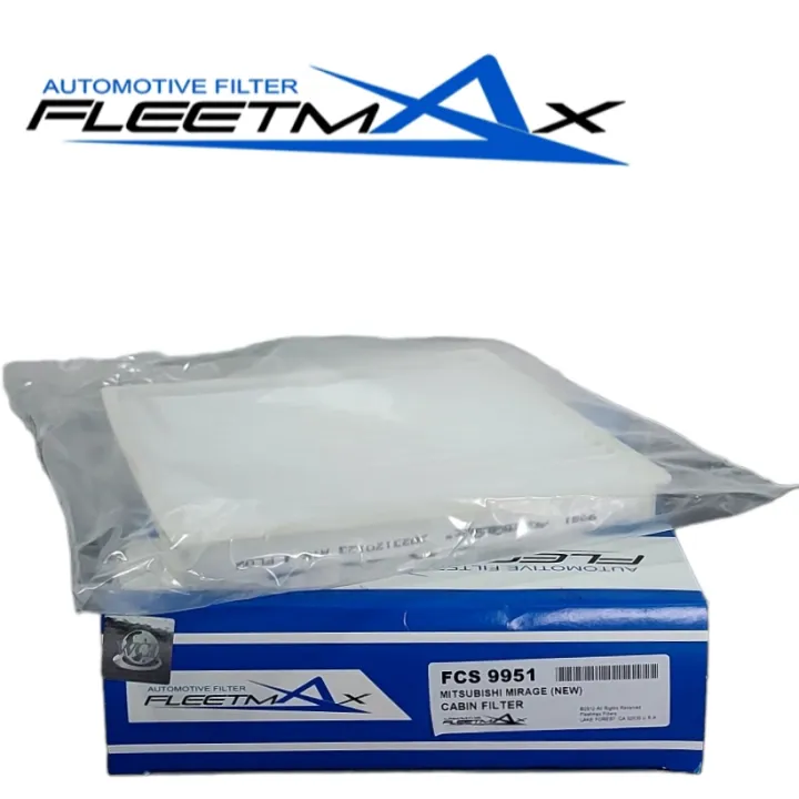 FLEETMAX cabin filter(FCS 9951) for Mitsubshi Mirage and Expander 2012 ...