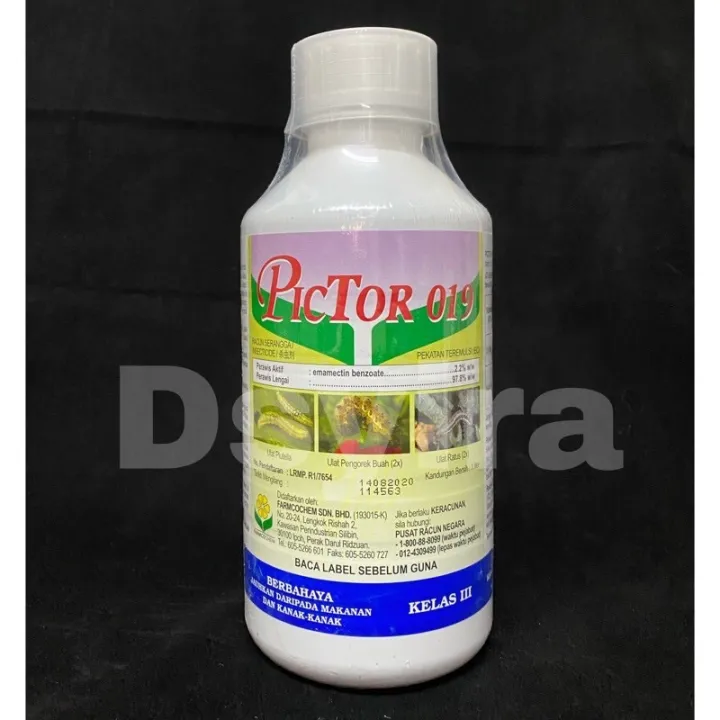 1 Liter Pictor 019( Emamectin Benzoate)👉Racun Serangga 👉Insecticide/Ulat Pengorek buah/Ulat ...