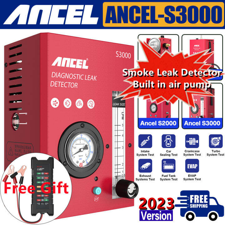 ANCEL S3000 Car EVAP Smoke Leak Detector Dual-Mode Vacuum Fuel Pipe ...