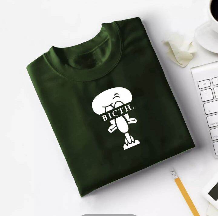 Distro Modern Kaos Pria dan Wanita Kekinian Squidward Menjelma Tshirt ...