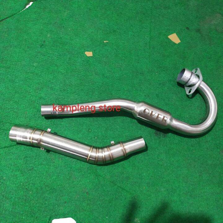 LEHER KNALPOT OVER RACING UNTUK KLX 150 CRF 150L WR 155 D-TRACKER ...