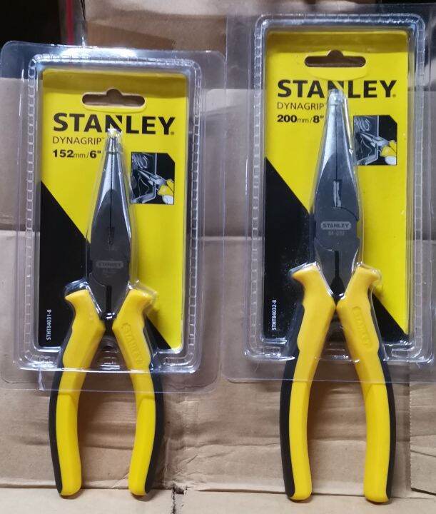STANLEY LONG NOSE PLIER #84-031 6", 84-032 8" | Lazada PH
