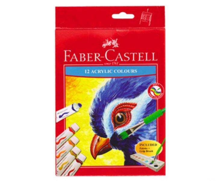 Faber Castell Acrylic Colors (12 assorted colors) | Lazada PH