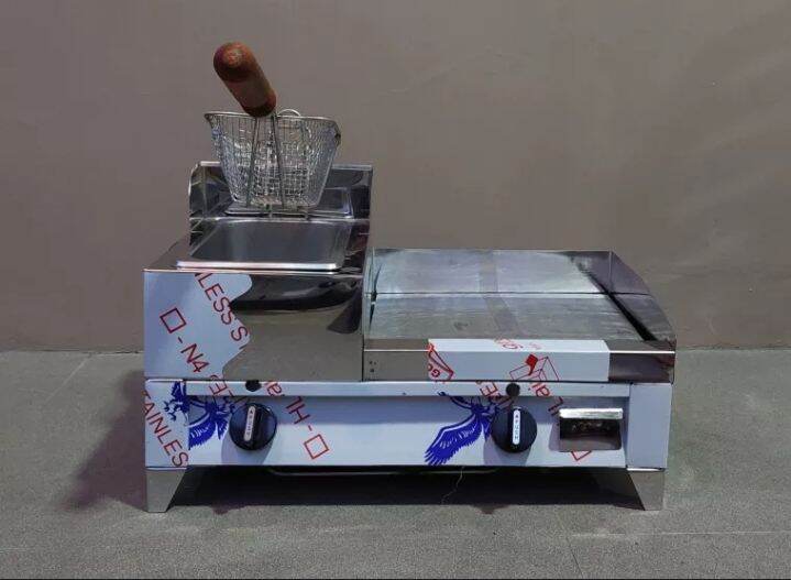 2in1 Burger griller With deep fryer 12x12 | Lazada PH