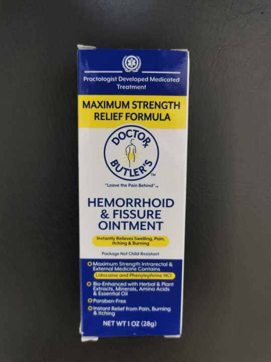 Doctor Butler's Hemorrhoid and Fissure Ointment 28g | Lazada PH