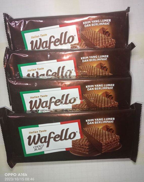BARU Wafer Wafello Wafer WAFELLO Choco Bast Italian Taste wafer dengan ...