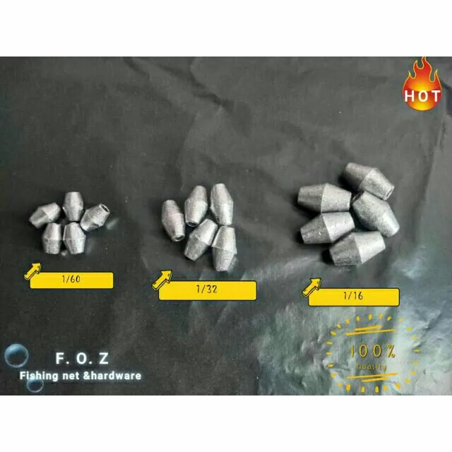 Batu pukat timah batu biji untuk jaring pukat tangsi / jala ikan udang ...