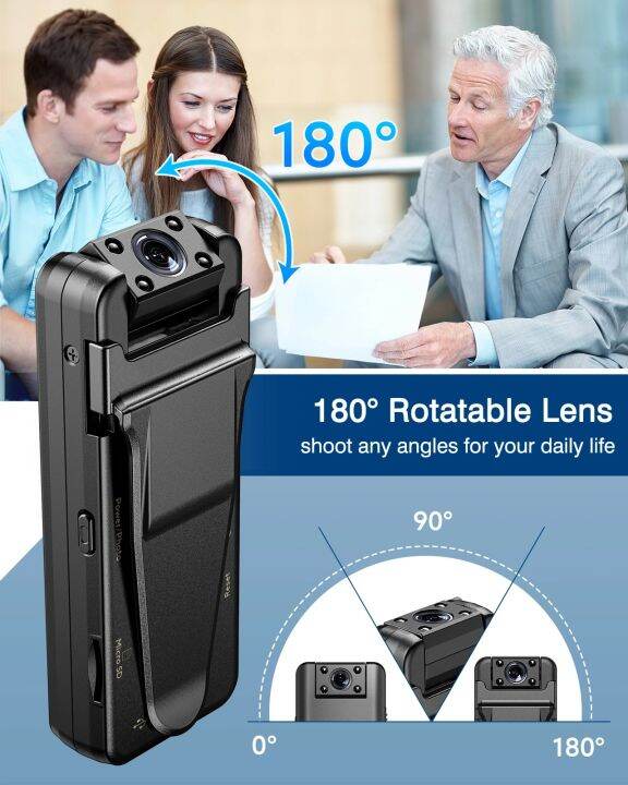 BOBLOV A21 Body Mini Action Wifi Camera HD 1080P 128GB Night Vision ...