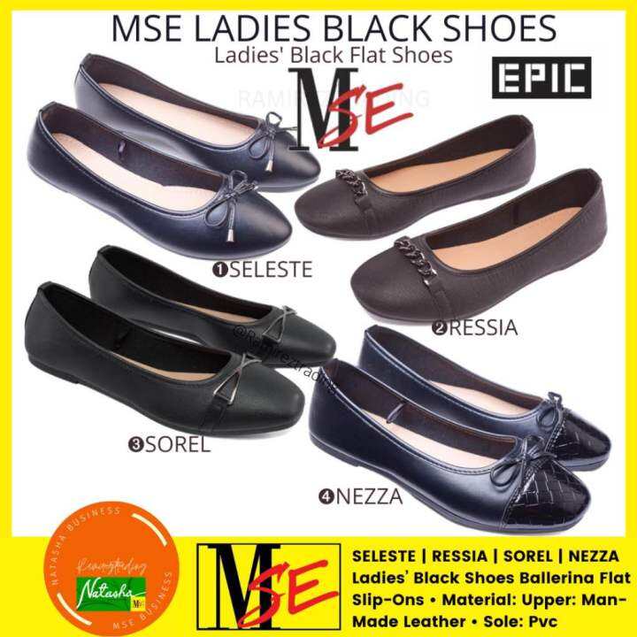 MSE BLACK SHOES | FORMAL SHOES | SELESTE | NEZZA | SOREL | RESSIA (NEW ...