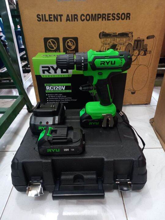 RYU RCI20V Cordless Impact Drill | Mesin Bor Set Batre 20V | Lazada Indonesia