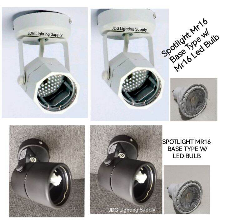 Spot Light Base Type Mr16 Socket Black | Lazada PH