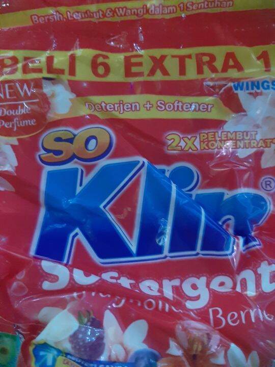 so klin softergent 45g x 7 sachet | Lazada Indonesia