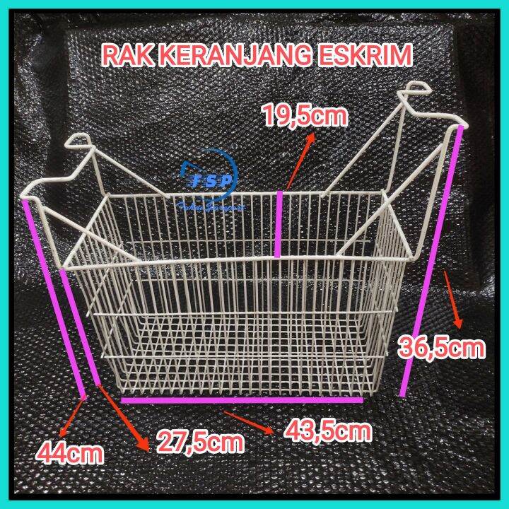 RAK KERANJANG FREEZER BOX ESKRIM ES KRIM ES CREAM | Lazada Indonesia