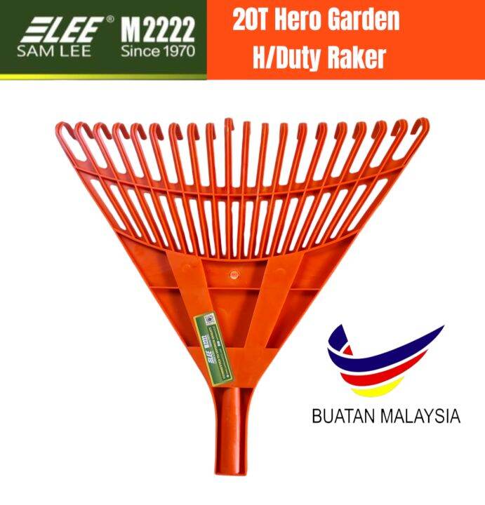 Heavy Duty Plastic Gardening Grass Raker | Lazada