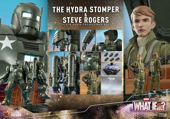 HOT TOYS TMS060 1/6TH SCALE WHAT IF ...? THE HYDRA STOMPER & STEVE ROGERS | Lazada.co.th