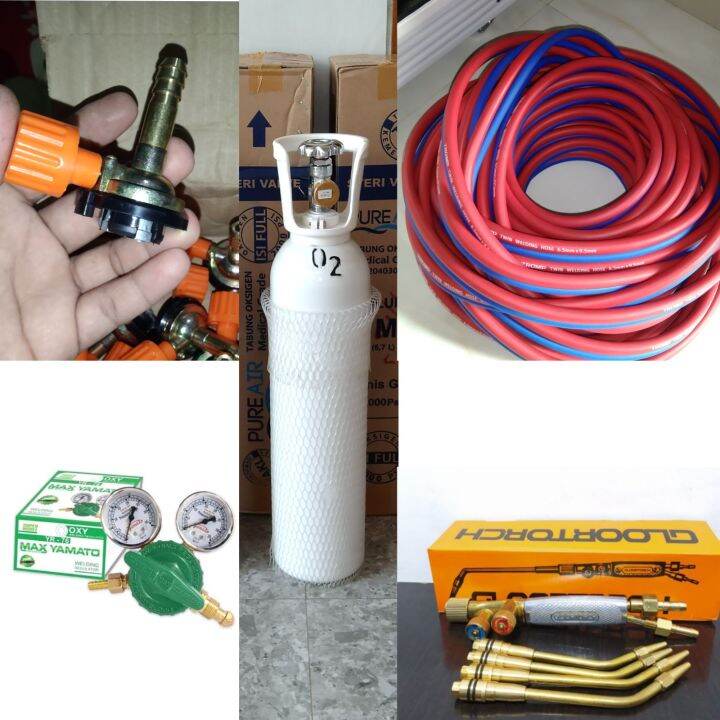 Paket tabung oksigen las serbaguna untuk las AC atau las lainnya pakai ...