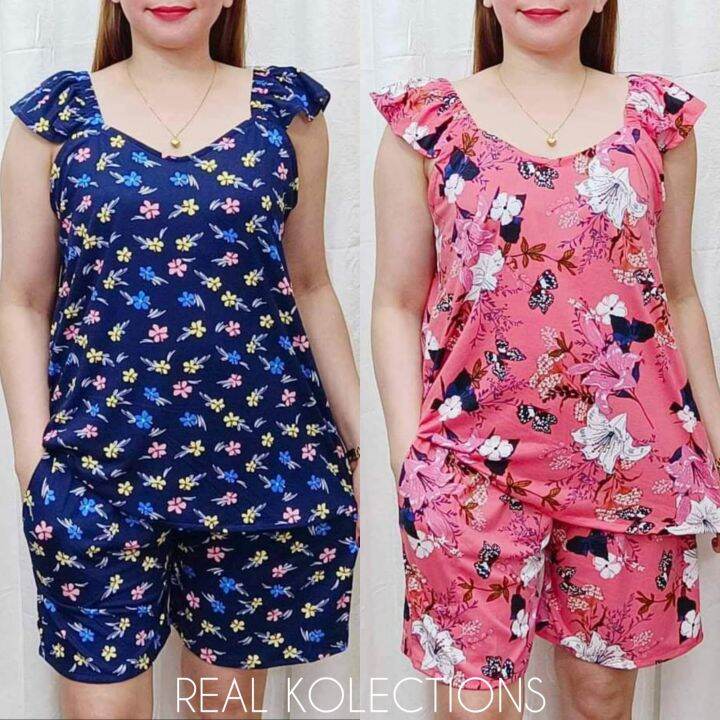 TERNO BUTTERFLY BLOUSE AND SHORTS UP TO 2XL | Lazada PH