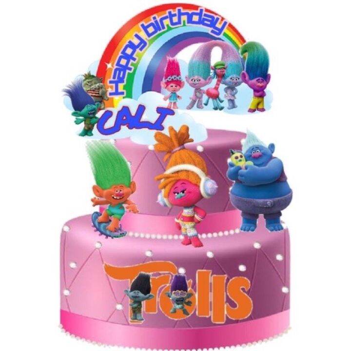 TROLLS cake topper set | Lazada PH