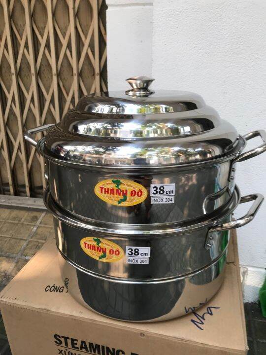 Xửng hấp bánh bao Thành Đô inox 304 chỏ hấp xôi nồi hấp lớn cao cấp | Lazada.vn