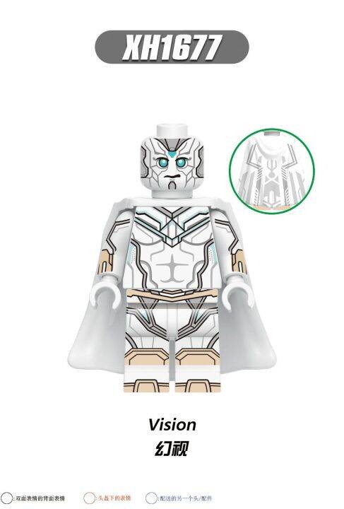 Mainan Anak Action Figure Lego Marvel Death Vision XH1677 Minifigure ...
