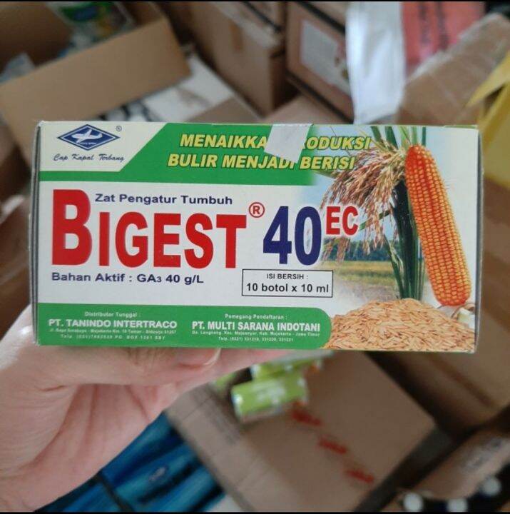 Zat pengatur tumbuh BIGEST 40EC 1box isi 10botol kemasan 10ml | Lazada ...