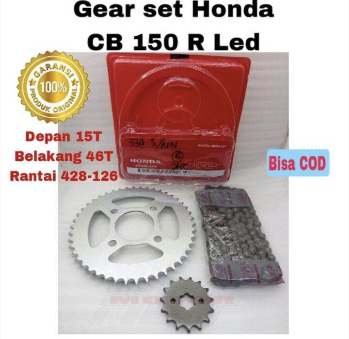 Gear set Gir set rantai roda kit Honda CB 150 CB150 Led 06401-K45-N01 ...