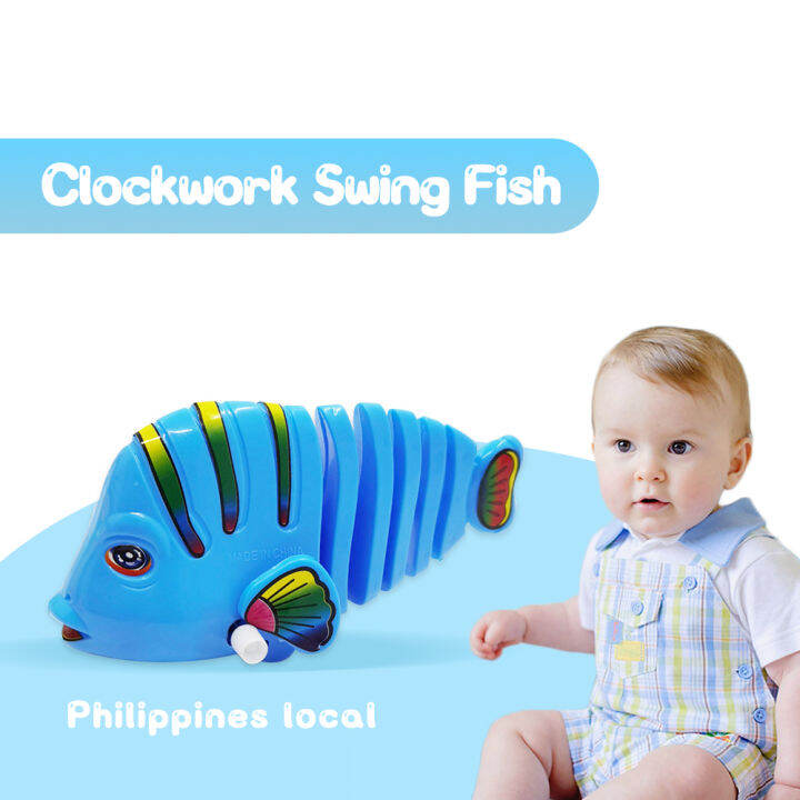 children's building block toysclockwork rocking fish | Lazada PH