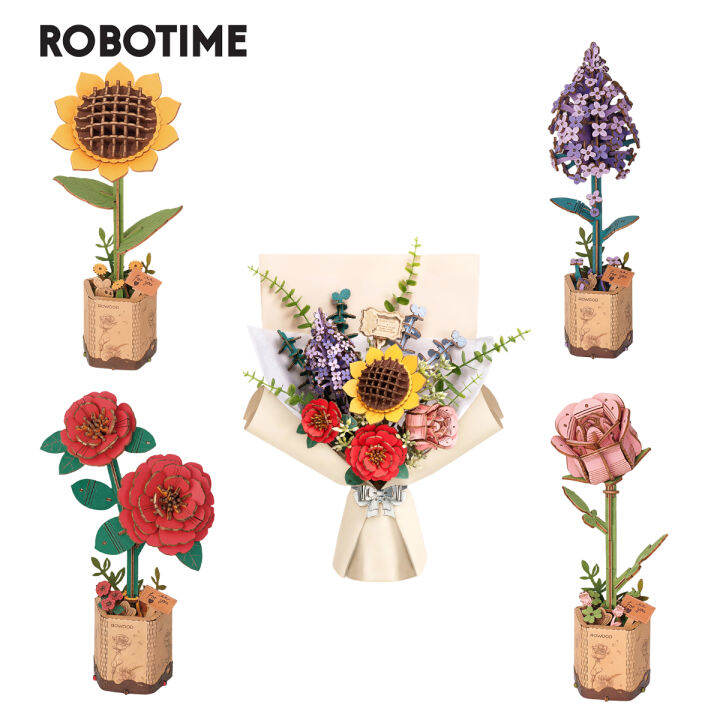 Robotime 3Dไม้ของเล่นแบบจำลองปริศนาสำหรับเด็ก | Lazada.co.th