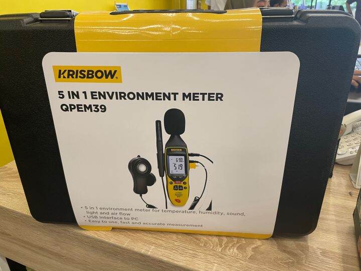 Alat ukur environment meter 5 in 1 krisbow | Lazada Indonesia