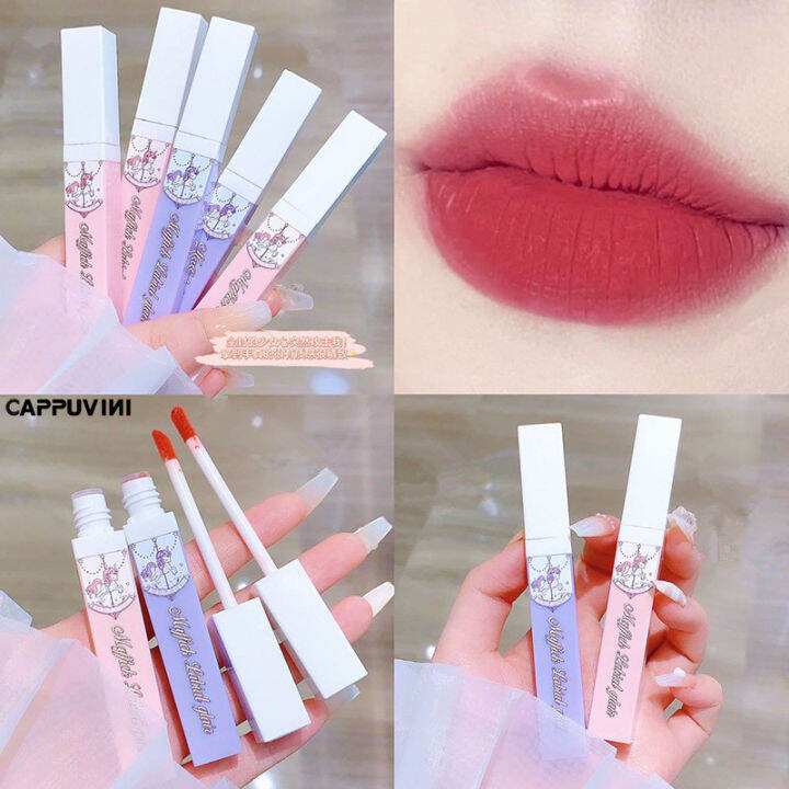 Maffick Carousel Matte Mist Face Velvet Lip Mud Lip Gloss Cute Non ...