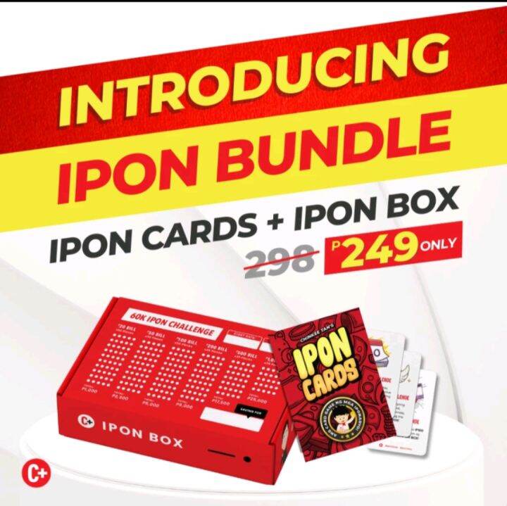 IPON BUNDLE IPON CARDS+IPON BOX By Chinkee Tan | Lazada PH