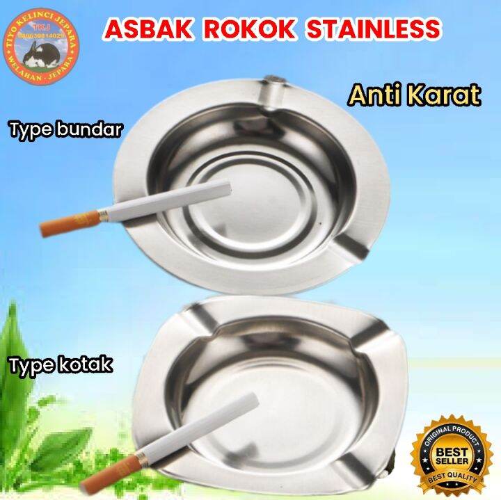 asbak rokok stainless tempat rokok | Lazada Indonesia