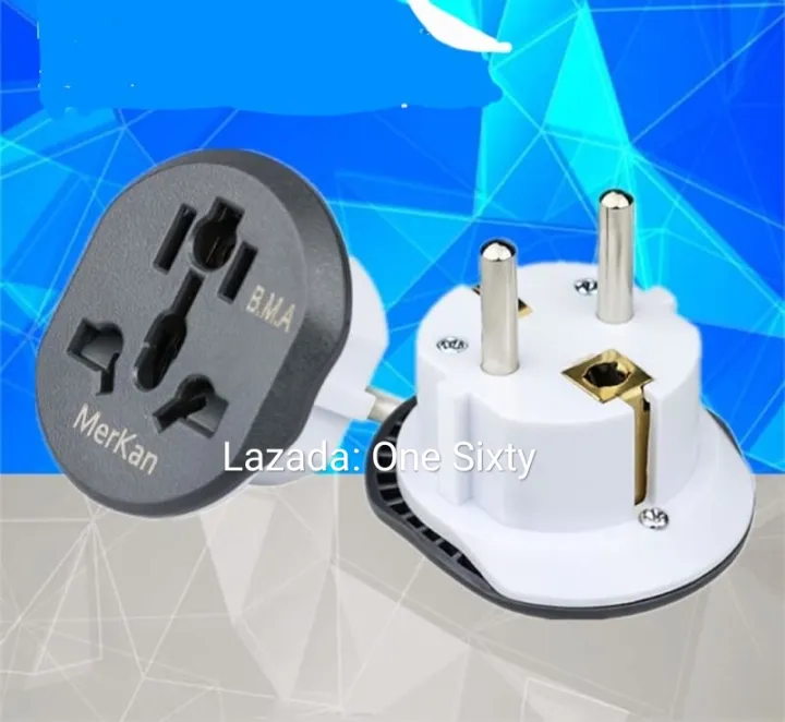 Over Steker Merkan kualitas BOSS Universal Travel Adaptor Adapter 16A ...