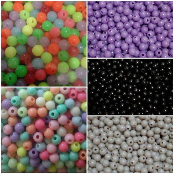 Mote Manik Bulat ukuran 6mm per 100pc | Lazada Indonesia