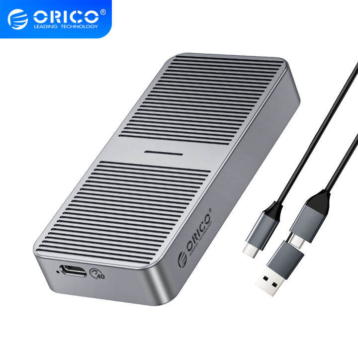 ORICO 20Gbps M.2 NVME SSD Case with Built-in Cooling Vest Upgraded Aluminum Fast Transimission ...