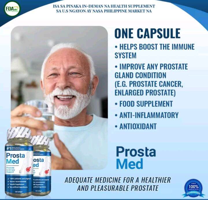 Prosta Med 101% Authentic and Natural Organic Ingredients - Increase ...