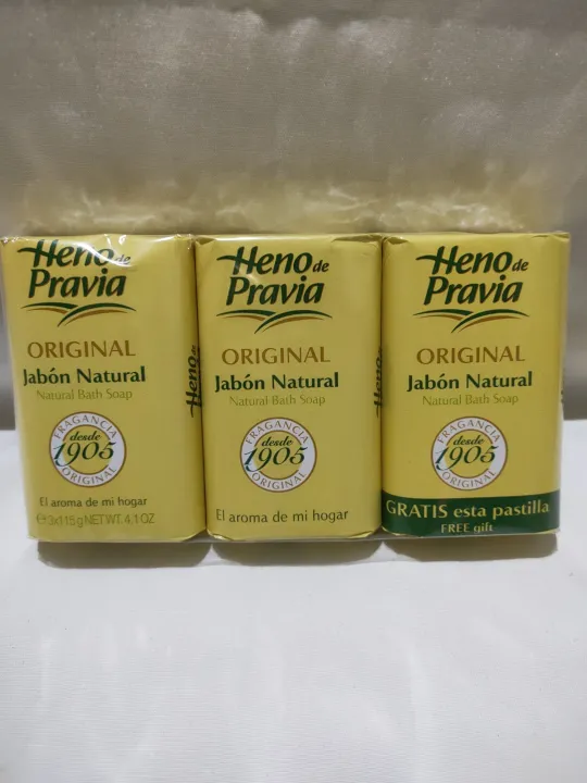 Made in Spain Heno de Pravia Original Bath Soap 115g x 3 (sold by pack ...