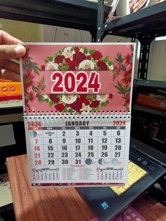 2024 HANGING CALENDARS 8X11 INCHES | Lazada PH