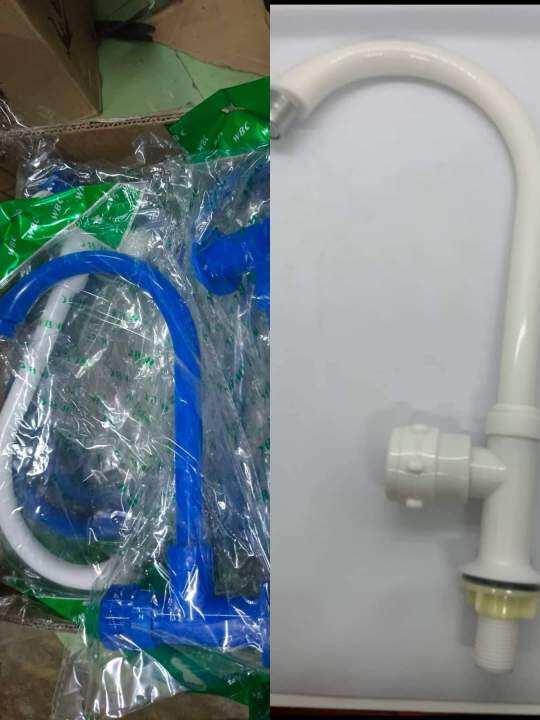 High Quality Gooseneck Pvc Faucet Lavatory and Wall type with teplon ...