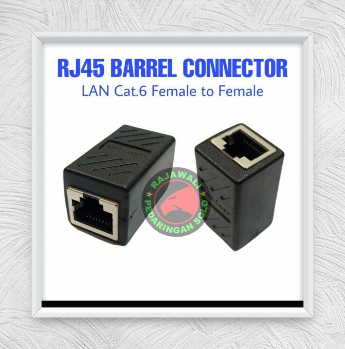BARREL RJ45 CAT6 CAT5 KONEKTOR KABEL LAN SAMBUNGAN RJ45 | Lazada Indonesia