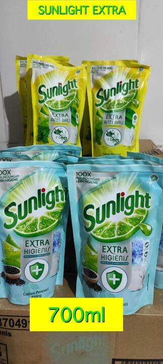 Sunlight Sabun Cuci Piring Ekstra Anti Bau Extra Higienis Habbatussauda 700ml Murah Harga Promo ...