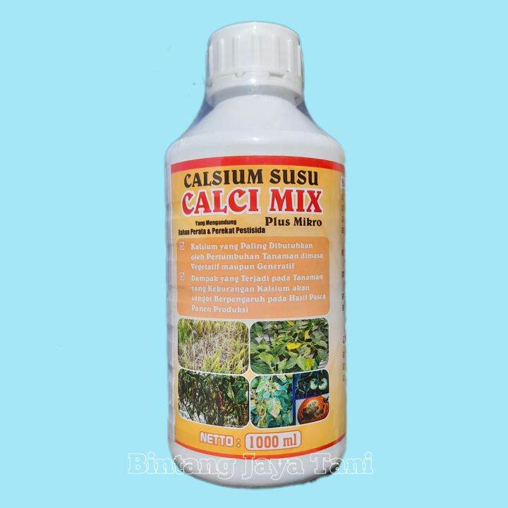 Pupuk CALSIUM SUSU CAIR PLUS MAKRO MIKRO 1 LITER/ Calci Mix Mengandung ...