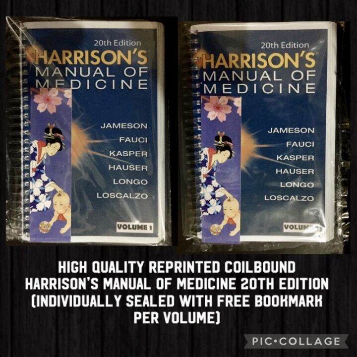 Harrison’s Manual Of Medicine IM HPIM Textbook Handbook Harrisons ...